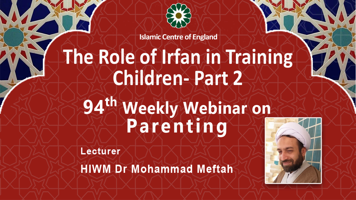 Holding the 94th session of the Weekly Webinar on Parenting- By Dr ...